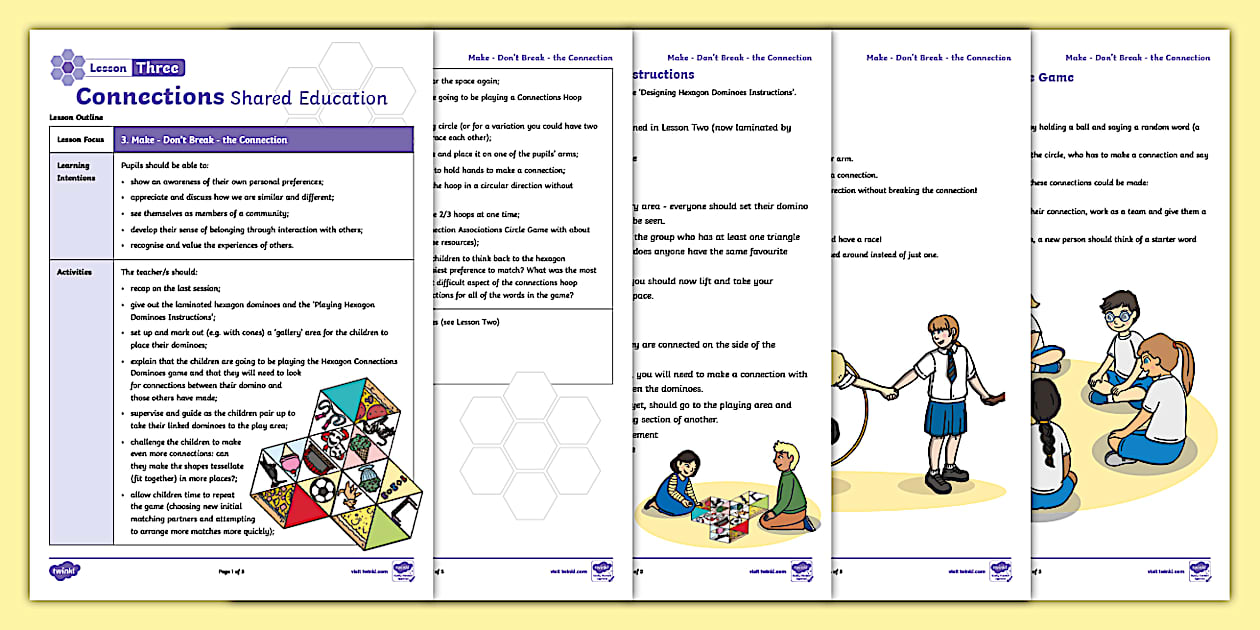 Connections Shared Education Lesson Plan Three - Twinkl