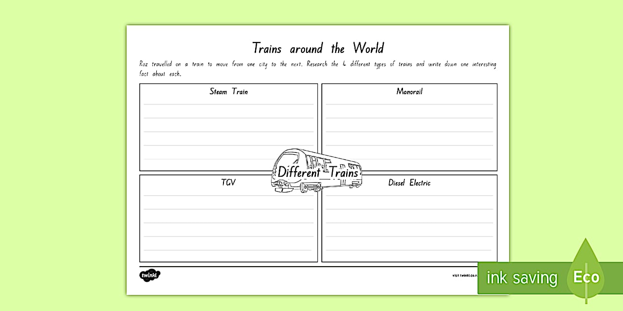 Term 2 Week 6 Year 3 & 4 Chapter Chat Trains Activity to Support ...