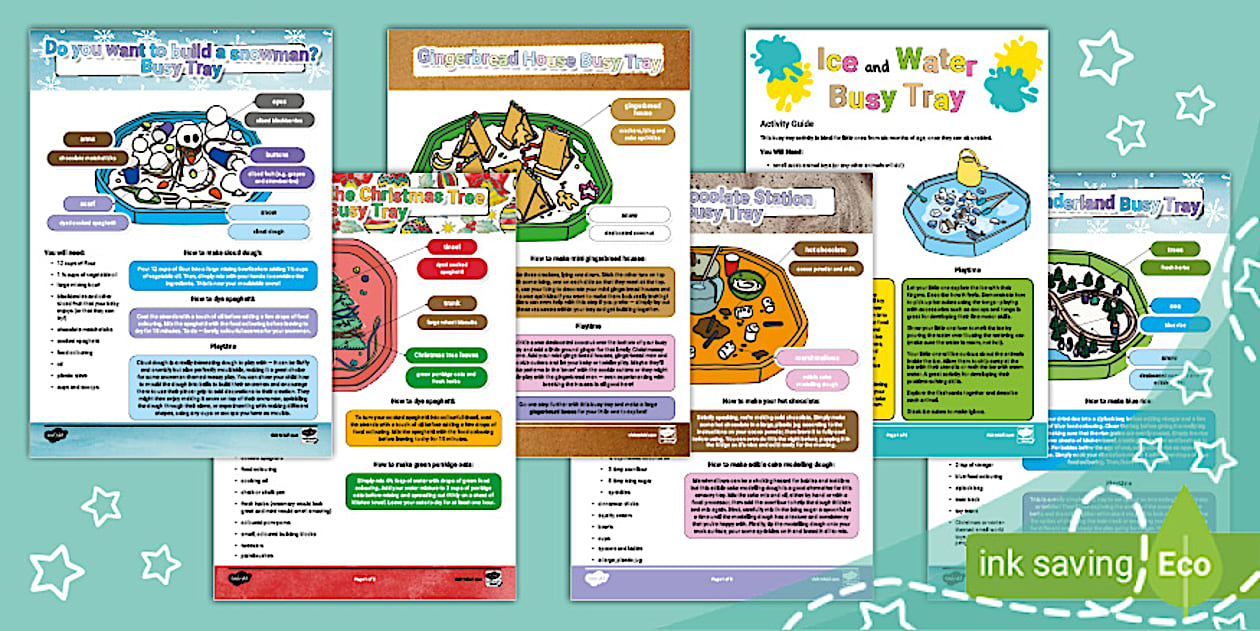 Winter-Themed Busy Tray Pack (Teacher-Made) - Twinkl