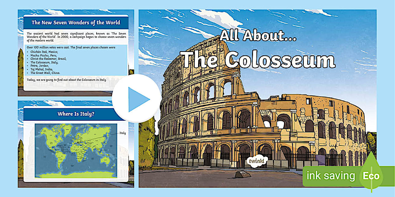 KS2 All About the Colosseum PowerPoint | KS2 Roman History
