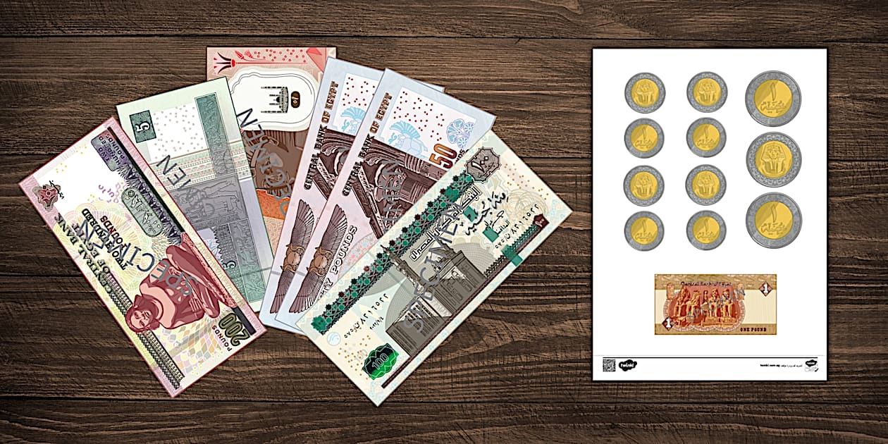 Egyptian Money Cut Outs Activity (teacher made) - Twinkl