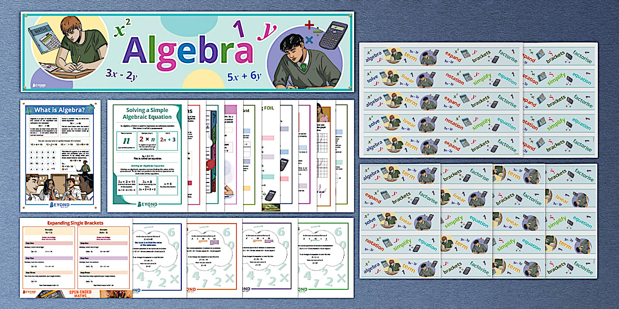 Algebra Display Posters - Introduction Pack (teacher made)