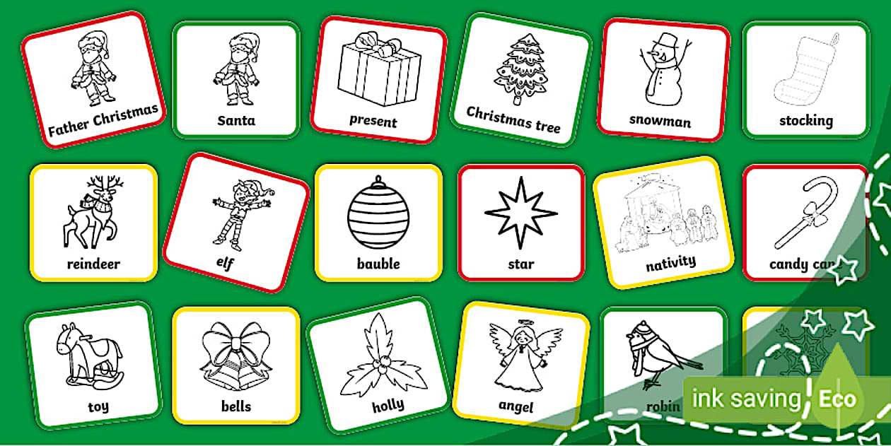 My First Christmas Flashcards (Teacher-Made) - Twinkl