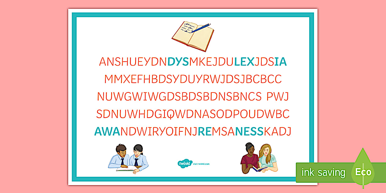 A4 Display Poster | Dyslexia Awareness Posters | Twinkl