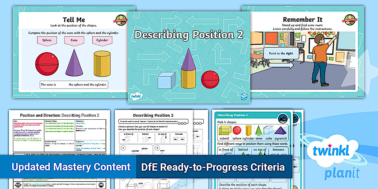 👉 Y1 Position and Direction PlanIt Maths Lesson 4