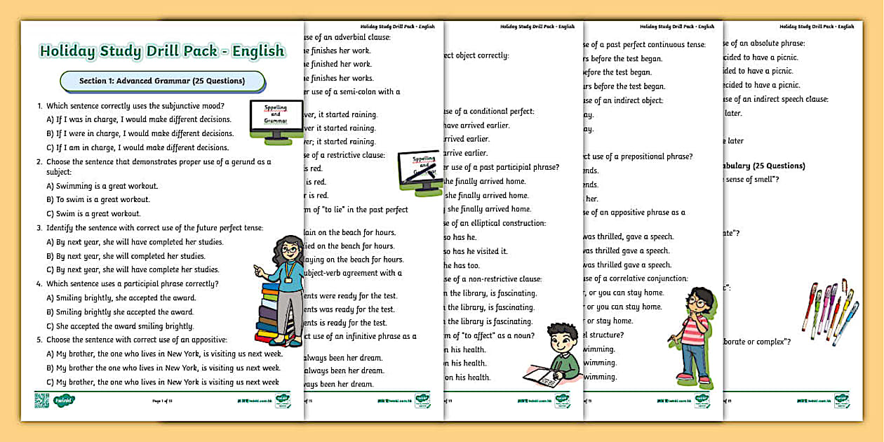 English Practice (teacher made) - Twinkl