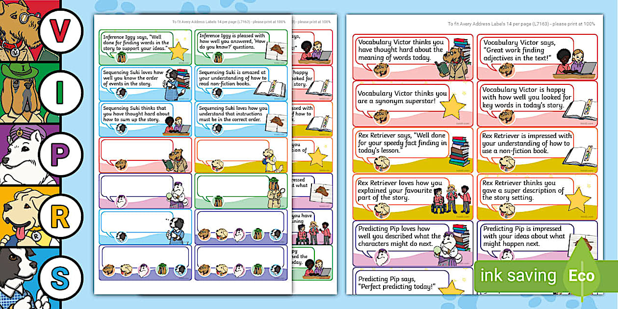 KS1 Totally Pawsome Gang Reading Stickers (teacher made)