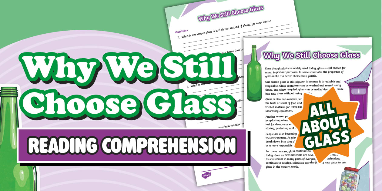 Why We Still Choose Glass Reading Comprehension