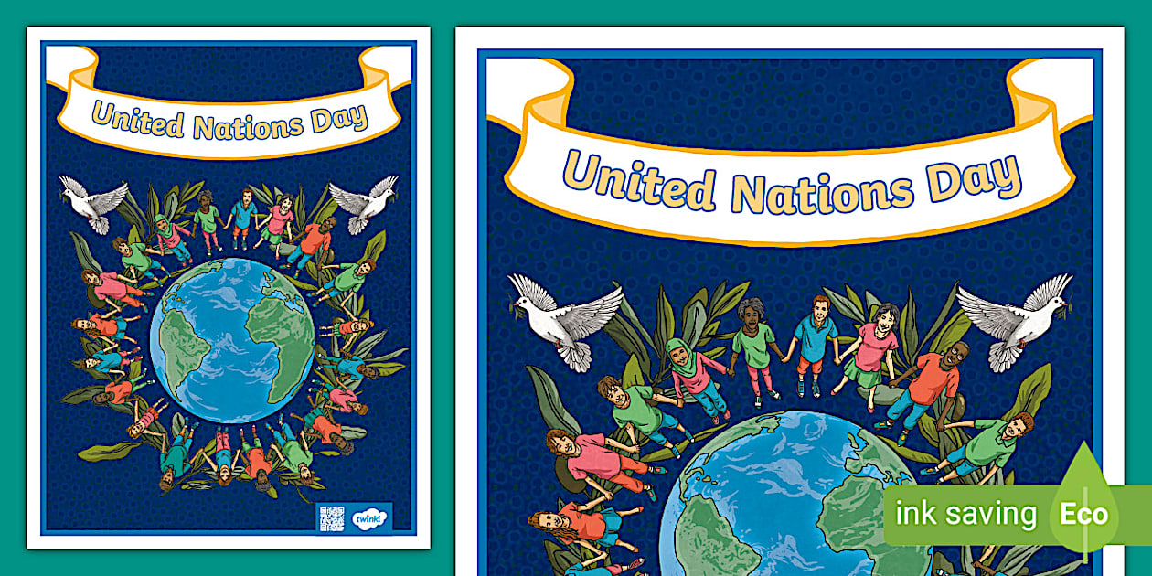 United Nations Day Poster | Grades 2 - 6 | Twinkl