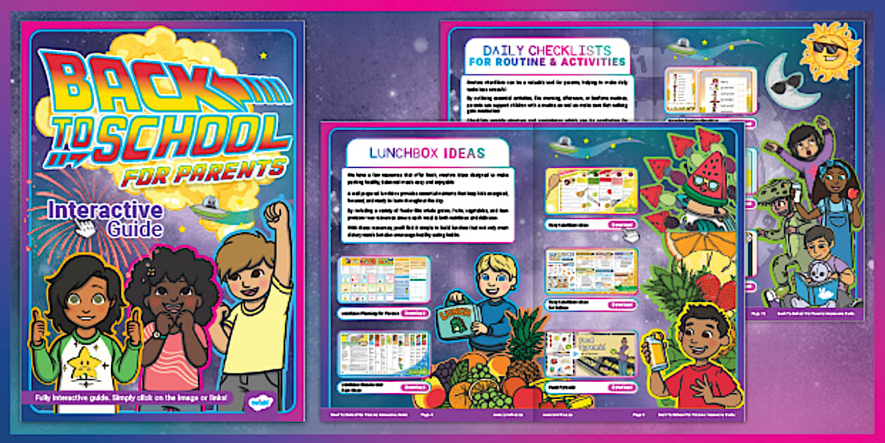FREE! - Interactive Guide For Back To School For Parents | Twinkl ZA