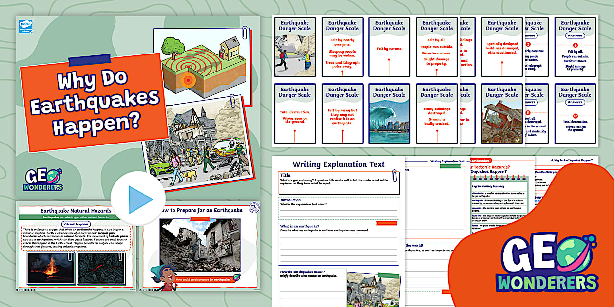 Geo Wonderers LKS2: Lesson 4 - Why do Earthquakes Happen?