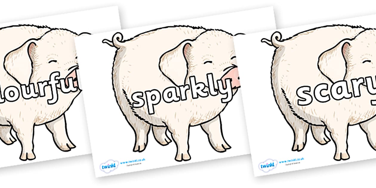 Cursive Wow Words on Wilbur (teacher made) - Twinkl