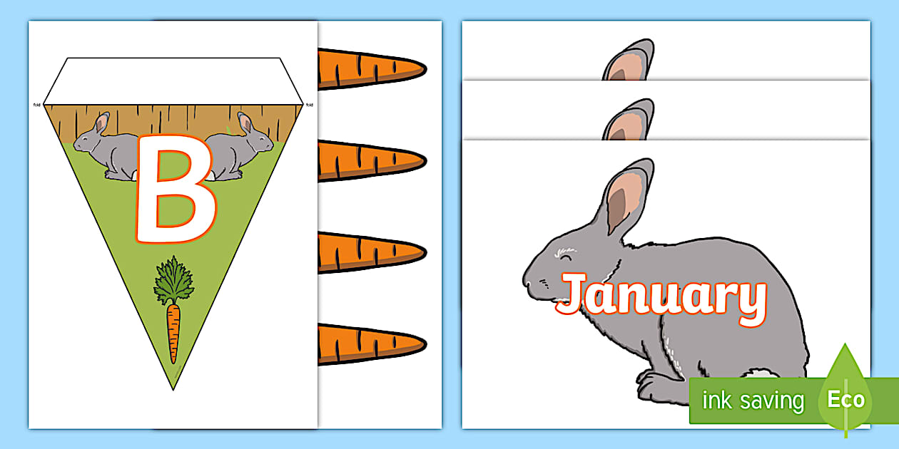 👉 Rabbit Themed Birthday Display Pack - Under the Sea Themed Birthday ...