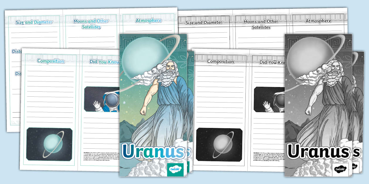Uranus Leaflet Template (teacher made) - Twinkl