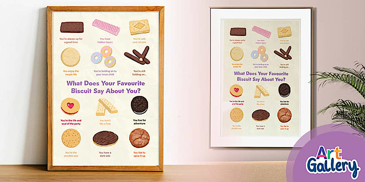 What Does Your Favourite Biscuit Say About You? | Biscuit Poster