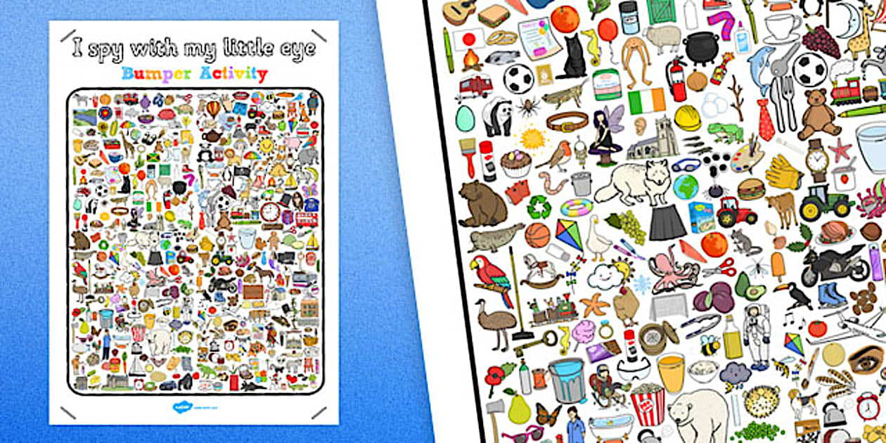 I Spy With My Little Eye Bumper Activity - Twinkl