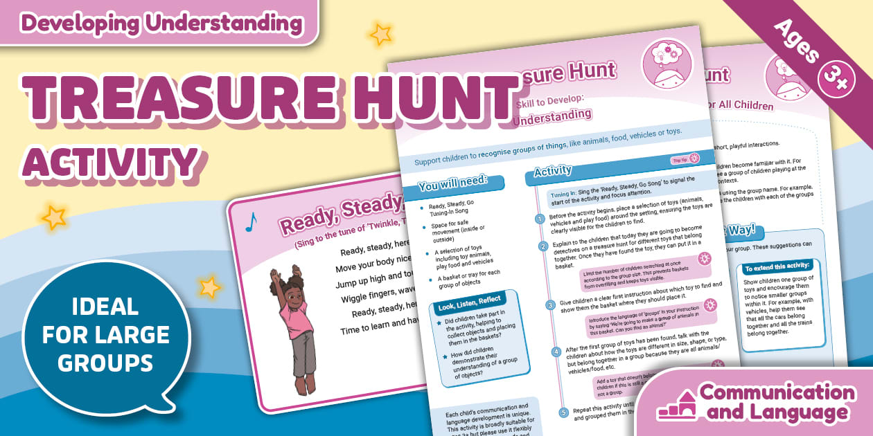 EYFS Communication and Language Activity: Recognising Groups