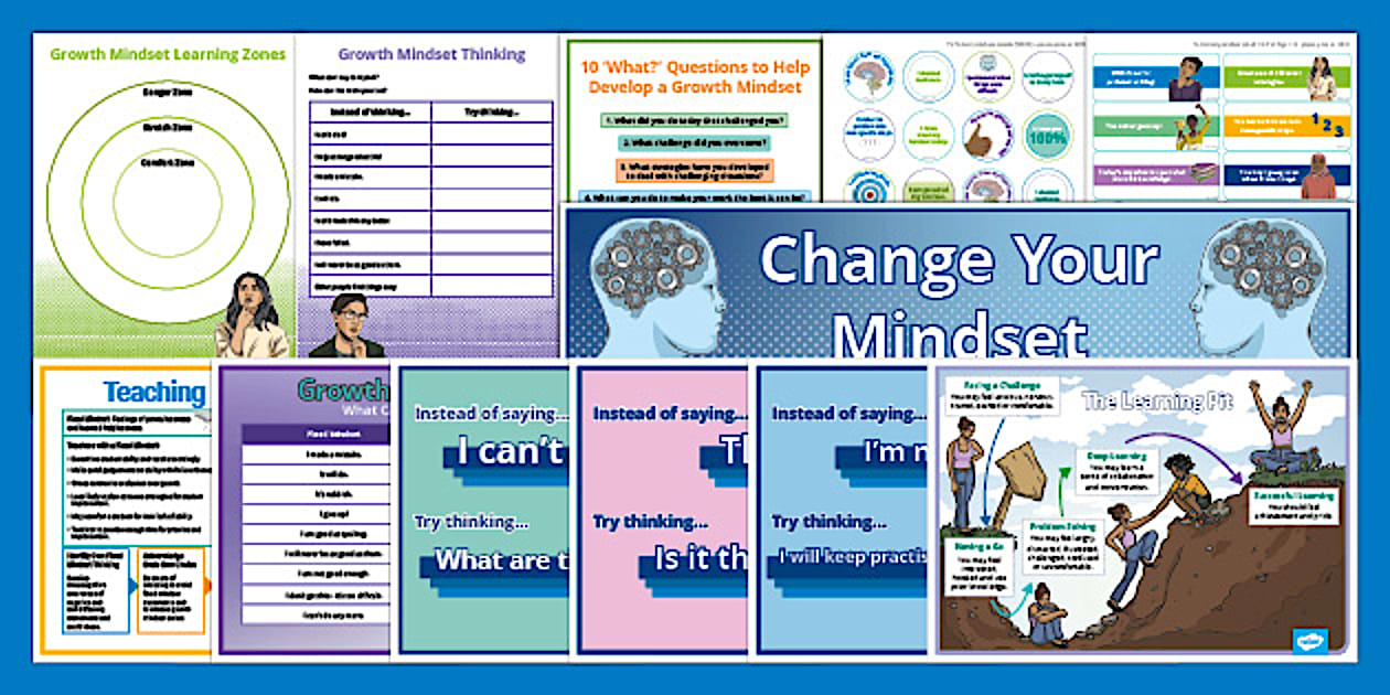 Older Learners: Mental Health Support - Growth Mindset Resource Pack