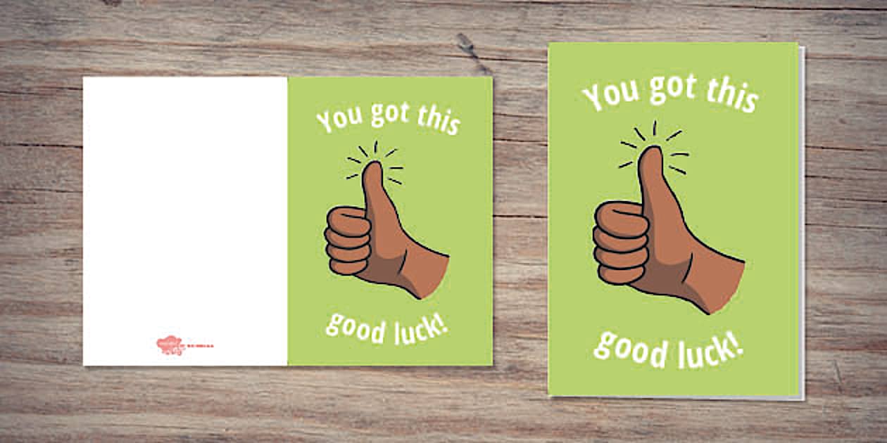 You Got This Good Luck Card | Twinkl Party (teacher made)