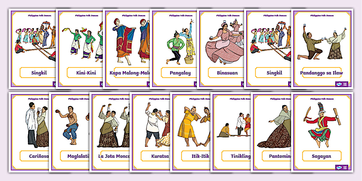 Philippine Folk Dance Examples | Posters | Twinkl PH