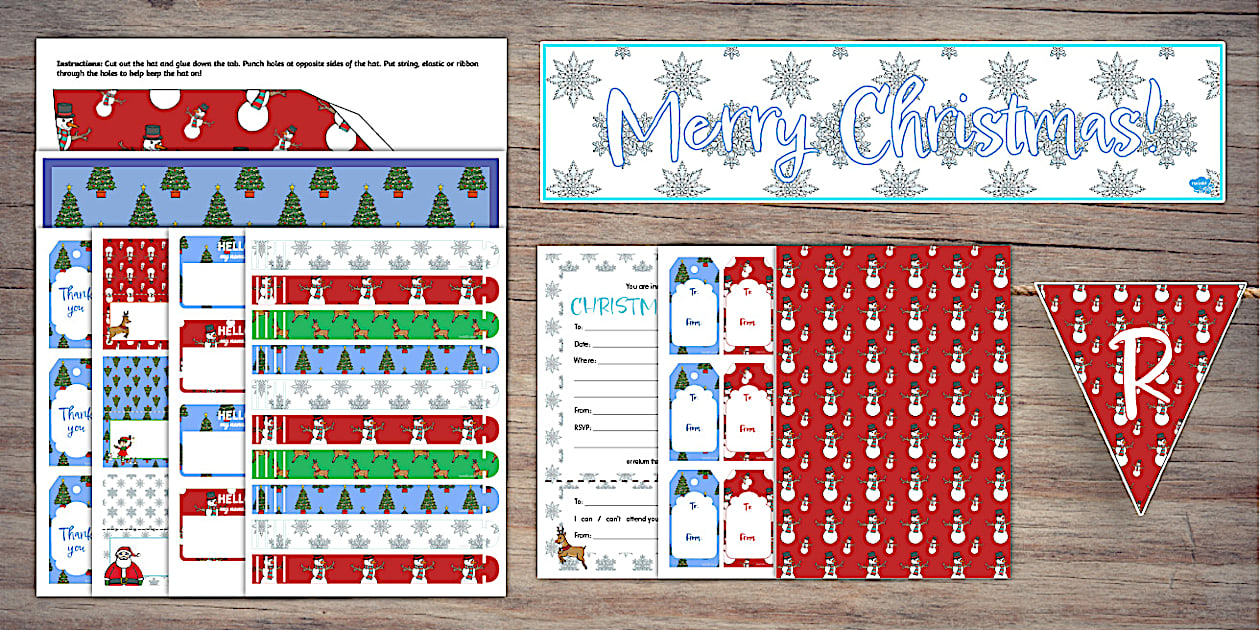 Christmas Decoration Party Pack | Twinkl Party - Twinkl