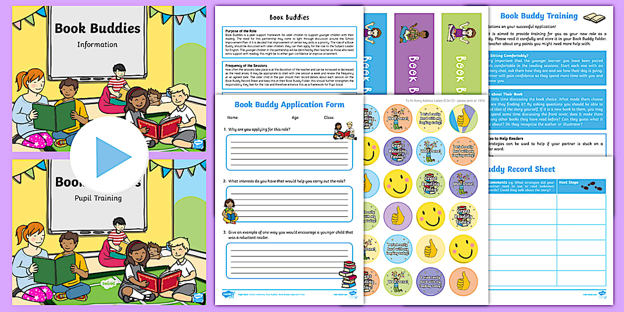 Pupil Voice - School Community - Book Buddies Resource Pack