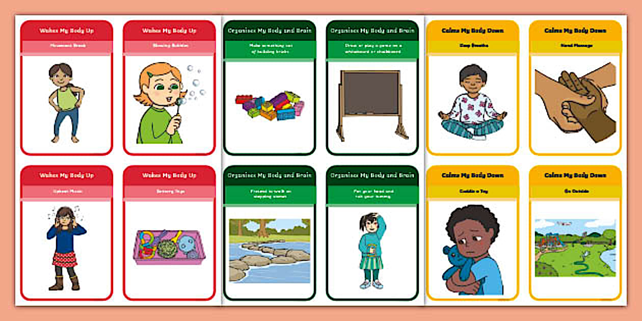 Sensory Circuits Flashcards (teacher made) - Twinkl