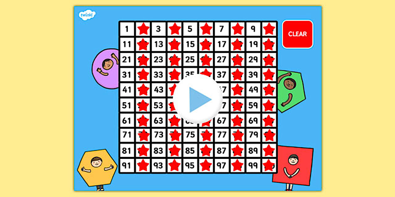 Interactive Hundred Square for KS1 | Teaching Resources