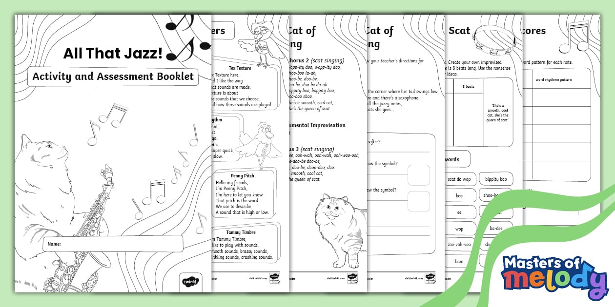 👉 Year 4 All That Jazz! - Activity and Assessment Booklet