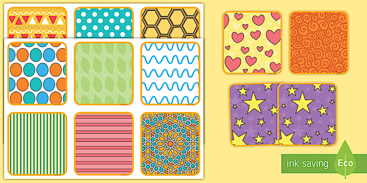 👉 Matching Pattern Cards (teacher made) - Twinkl