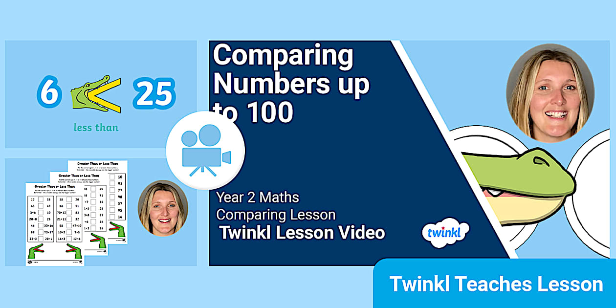 Year 2 (Ages 6-7) Comparing Numbers up to 100: Video Lesson