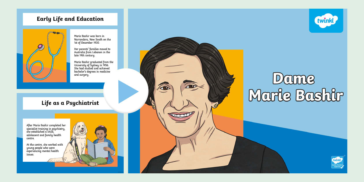 Dame Marie Bashir Information PowerPoint (teacher made)