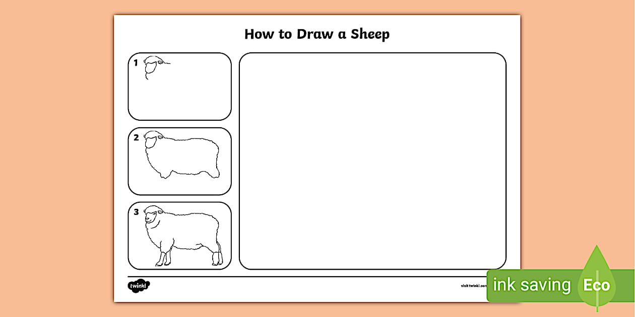 How to Draw a Sheep for Kids | Twinkl | Drawing | Art | KS1