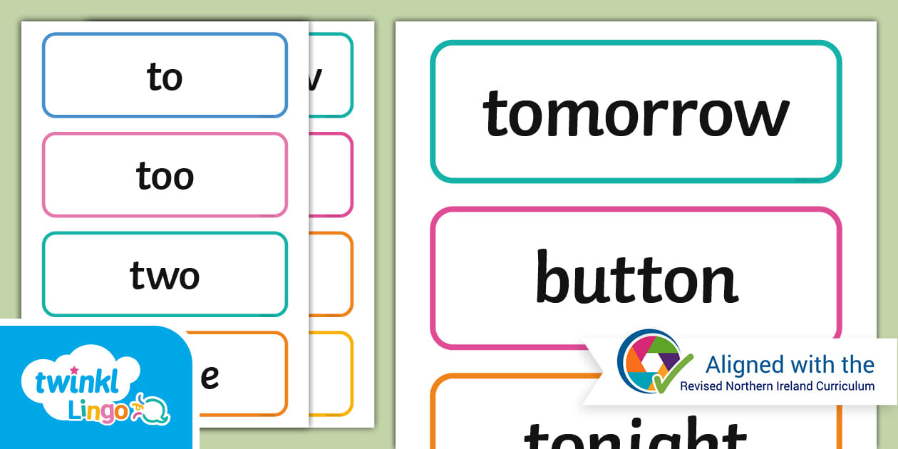 Linguistic Phonics Stage 5/6 Phase 3b 't' Sound Word Cards