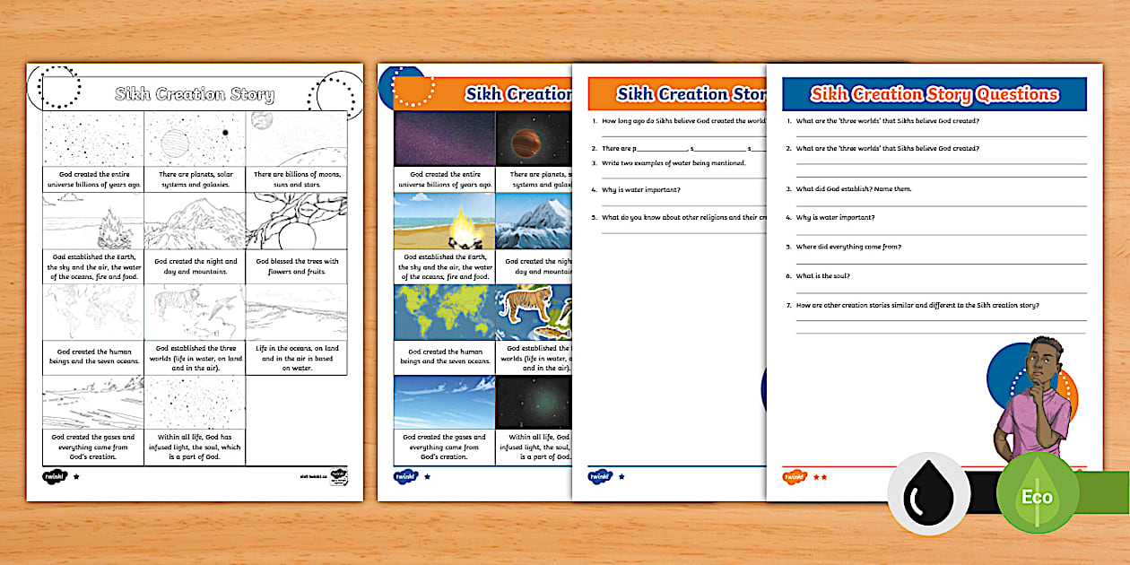 Sikh Creation Story Intermediate Differentiate Comprehension