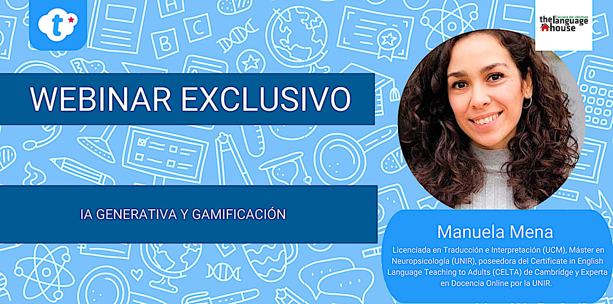 Webinar: IA generativa y gamificación - Manuela Mena