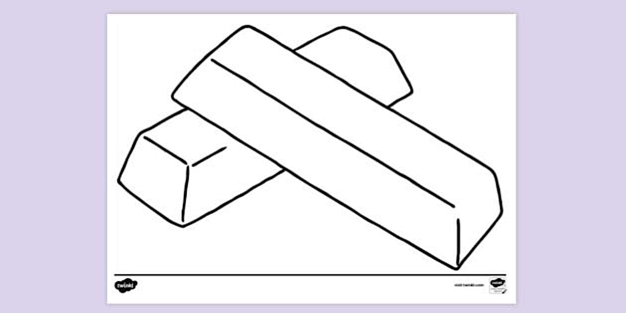 Gold Colouring Sheet | Colouring Sheets (teacher made)