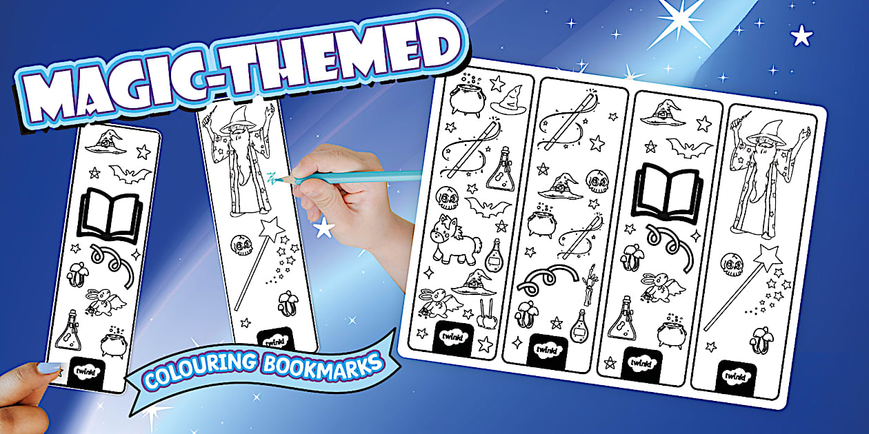 Foundation Phase Home Language - Magic Colouring Bookmarks