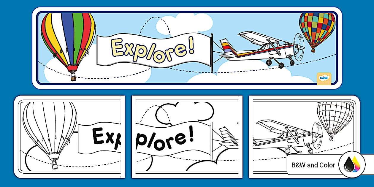 Explore Banner (teacher made) - Twinkl