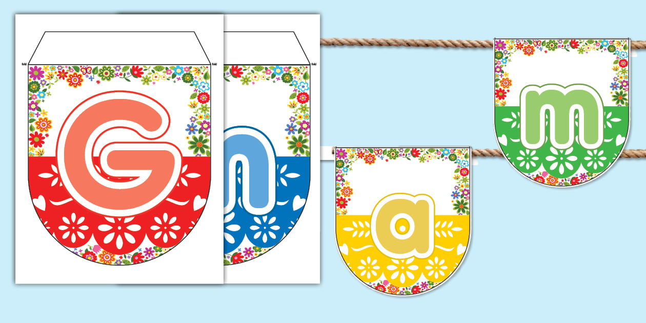 Grammar Display Bunting - Twinkl Display