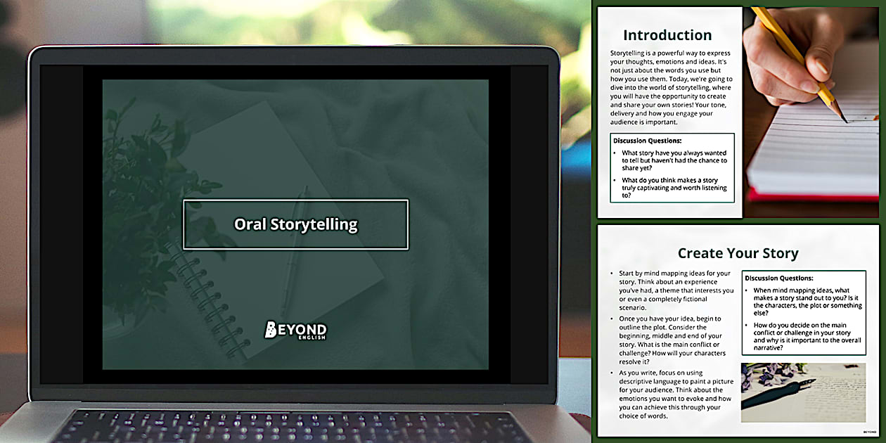 Oral Storytelling Powerpoint (Hecho por educadores) - Twinkl