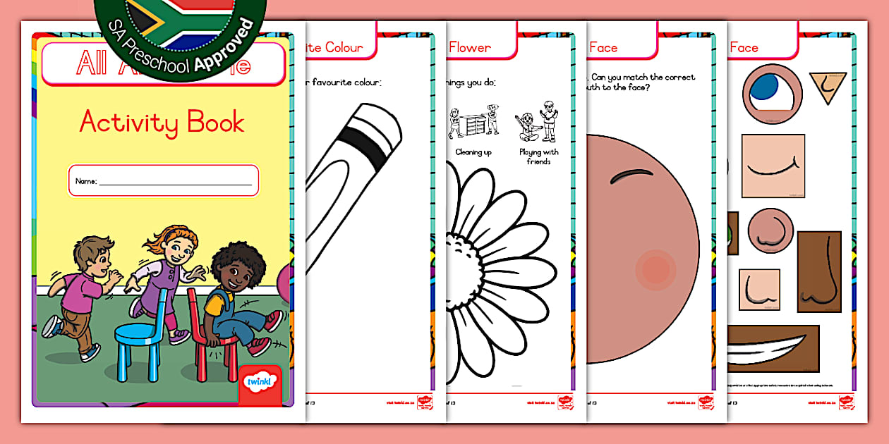 Preschool: All About Me - Activity Book