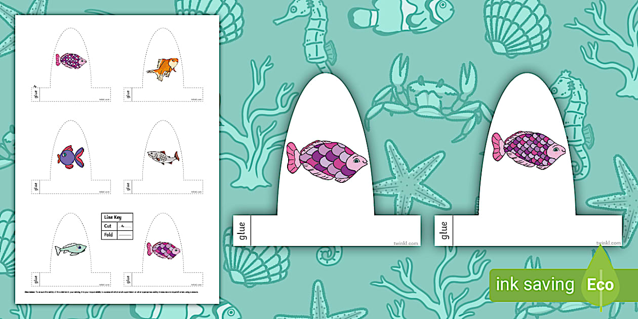 Fish Finger Puppets (teacher made) - Twinkl