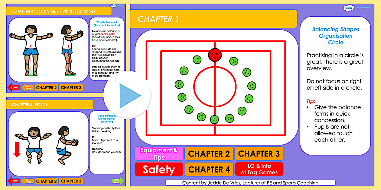 Balancing Activities for Physical Education for KS1 | Twinkl