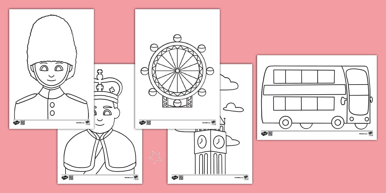 My First London Colouring Pack (teacher made) - Twinkl