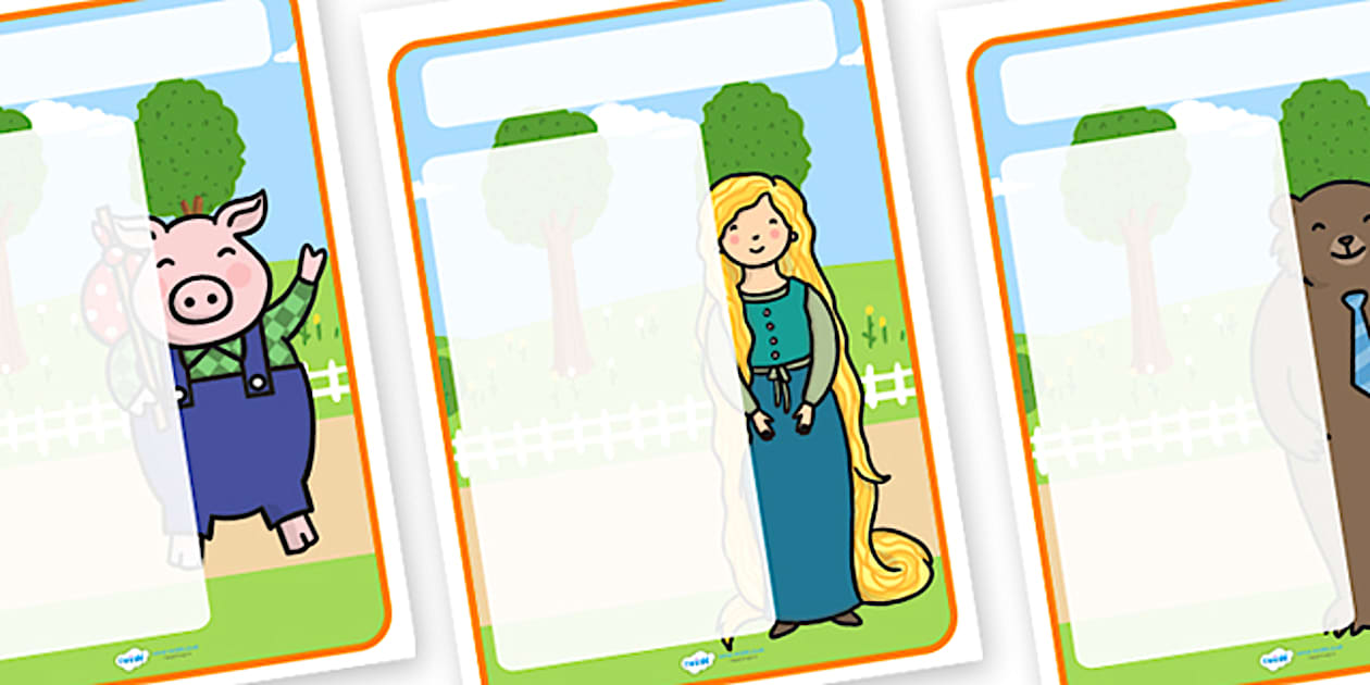 Traditional Tales Themed Target Posters (teacher made)