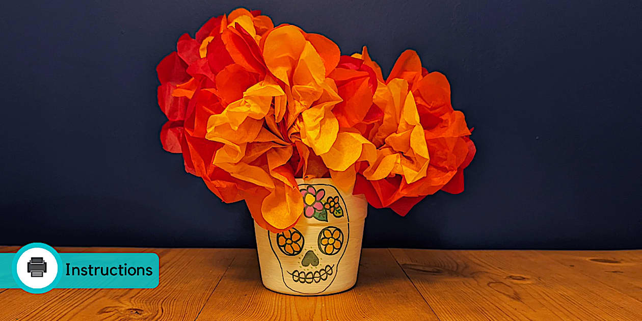 Marigold Flowers | Day of the Dead Crafts (teacher made)