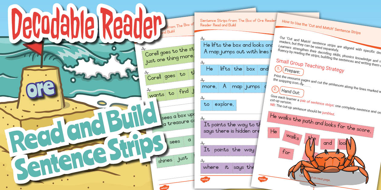 Decodable Reader - ore - Read and Build - The Box of Ore