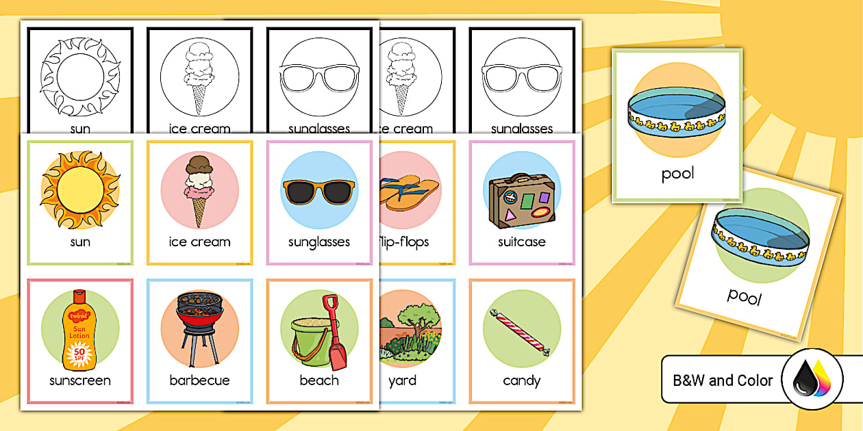 Summer Matching Game | Twinkl USA Resources (teacher made)