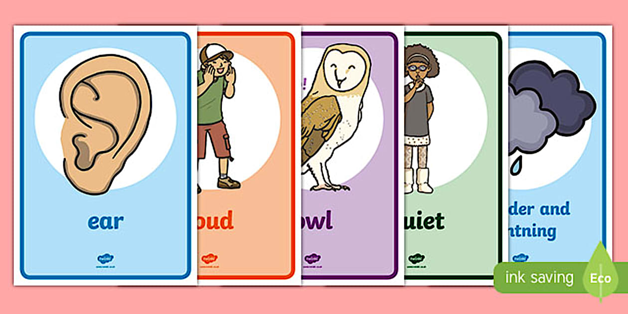 Sound and Hearing Display Posters (teacher made) - Twinkl